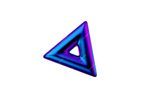 Premium Photo Abstract Gradient Triangle Shape 3d Render