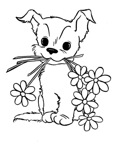 Собачка С Бантиком Раскраски 68 фото