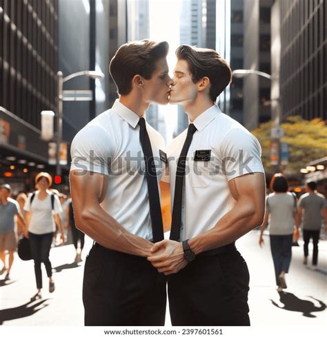 Two Very Muscular Male Mormon Missionaries Ai Generated Image 2397601561 Shutterstock