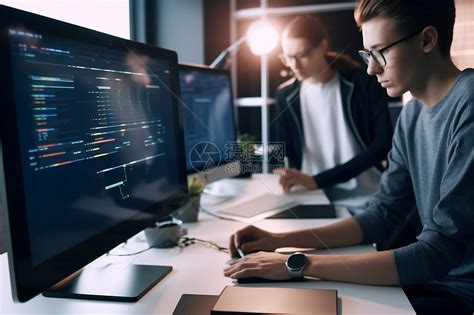 从事软件程序开发的程序员高清图片下载 正版图片600111152 摄图网