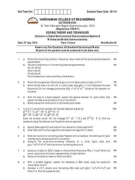 Switching Theory And Logic Design June 2015 Pdf Power Inverter Power Electronics