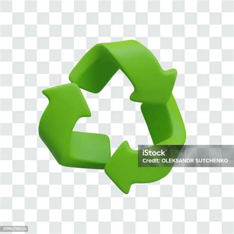 격리된 범용 재활용 표지판 삼각형 모양의 벡터 녹색 화살표 3차원 형태에 대한 스톡 벡터 아트 및 기타 이미지 3차원 형태 재활용 제로 웨이스트 Istock