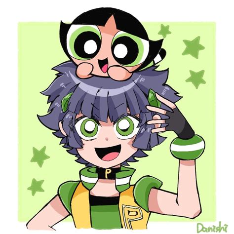 Buttercup Matsubara Kaoru And Powered Buttercup Powerpuff Girls And