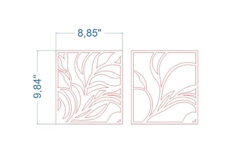 Plants Svg Bundle Laser Cut File For Glowforge Floral Ornament Flowers Wall Decor Etsy