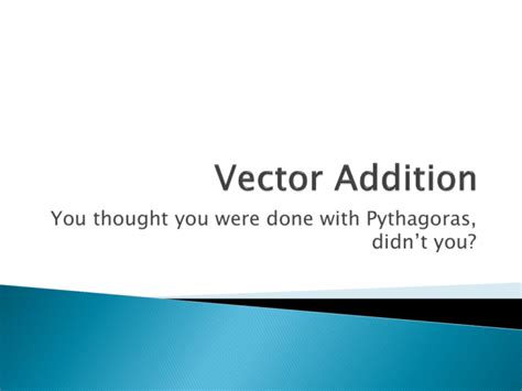 Vector Addition