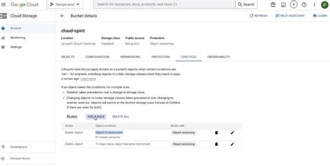 Managing Object Lifecycle Policies In Google Cloud Storage GeeksforGeeks