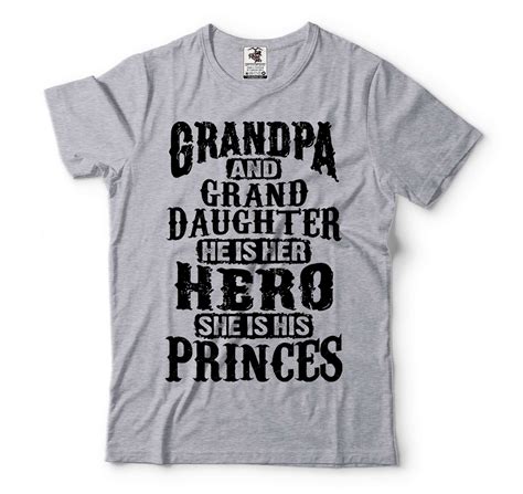 Grandpa And Granddaughter T Shirt T From Granddaughter For Grandpa
