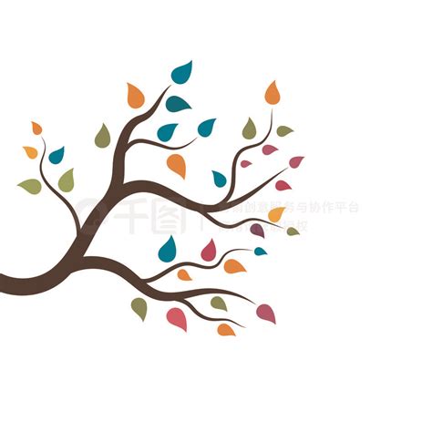 白色免抠元素 树分支矢量 Ilustration 设计模板 模板免费下载 Eps格式 2000像素 编号43501908 千图网