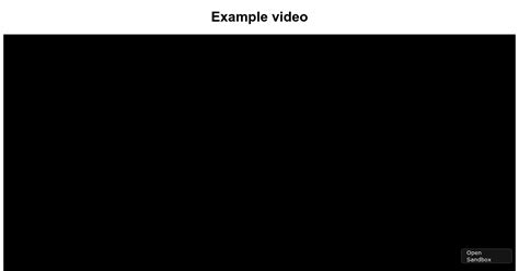 Material Ui Player Examples CodeSandbox