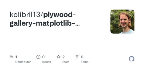 Github Kolibril13 Plywood Gallery Matplotlib Examples