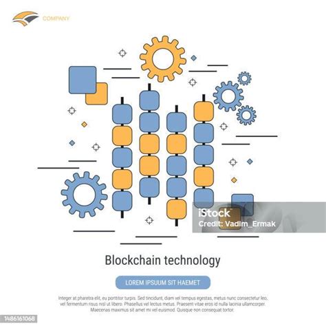 Blockchain Technology Vector Concept Stock Illustration Download