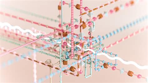 Abstract Composition C4d Redshift Rcinema4d