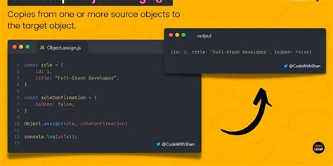 javascript tip ⚡ object assign method dev community