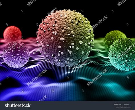 홍역 바이러스세포를 가진 추상적 의학적 배경의 스톡 일러스트 2176968617 Shutterstock