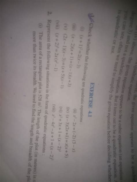 Dtree 3 And Above The Given Equation Appears To Be A Cubic Equation