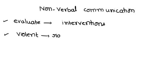 Solved Texts Learning Objectives Explain The Defining Characteristics Of Nonverbal