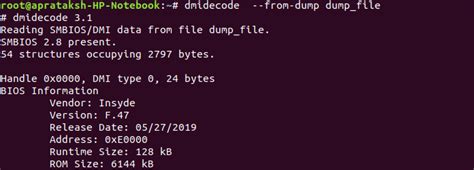 How To Use Dmidecode Command In Linux Linuxfordevices