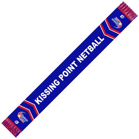 Kissing Point Netball Club Scarf Blackchrome