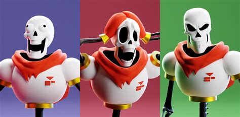 Papyrus Undertale Finished Projects Blender Artists Community