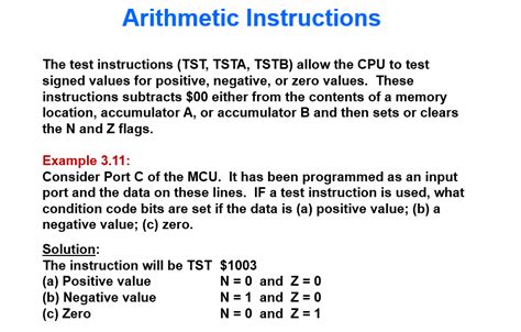 Solved Arithmetic Instructions Example 39 What Programming