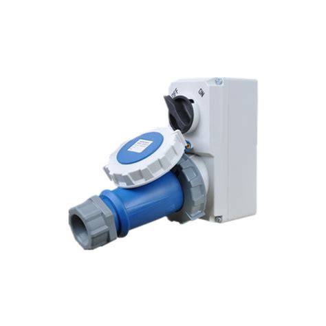 Iec Standard Interlocked Socket Switch Plug Single Phase 32a Ip67