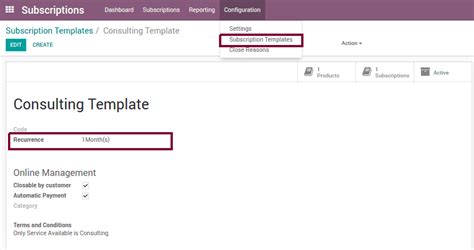 How To Use Odoo Subscription Module