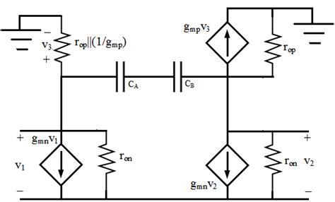 high frequency small signal equivalent model for differential pair