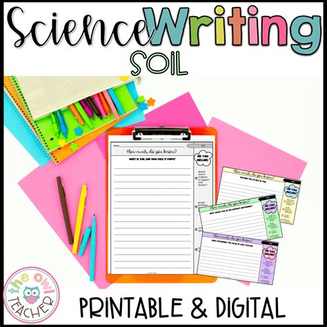 Soil Science Writing Prompts Exit Tickets The Owl Teacher