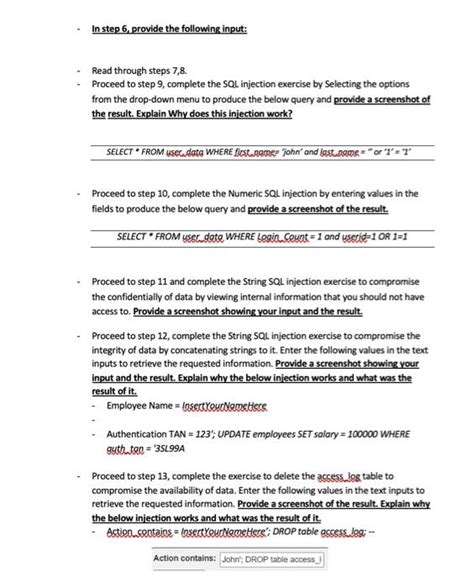 Solved Task 2 Complete Injection Flaws Sql Injection