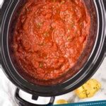 Crockpot Spaghetti Sauce Simple Joy