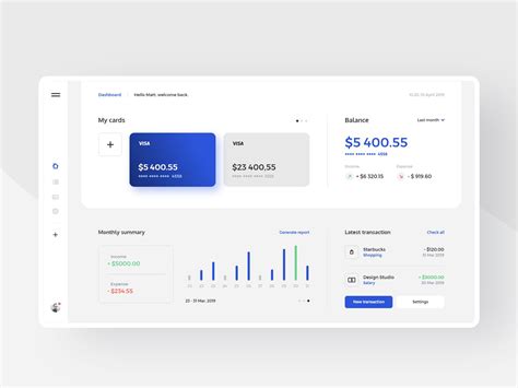 16 2 Bankapp Desktop App Concept Ui Ux Flat Minimalism App Clean