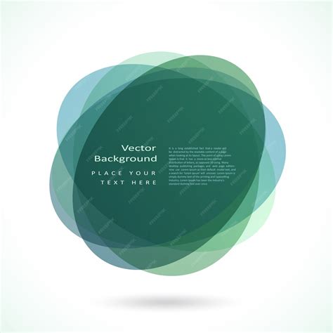 추상 원 프레임 무료 벡터