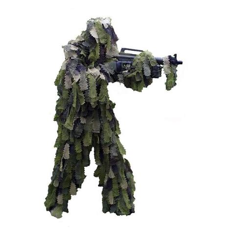 Mil Tec 3d Leaf Woodland Camo Ghillie Suit Sniper Airsoft Army