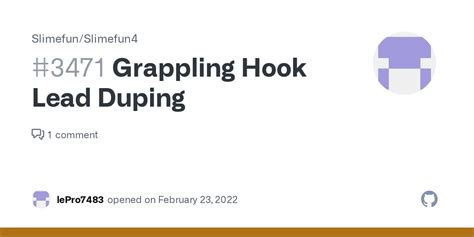 Grappling Hook Lead Duping · Issue 3471 · Slimefunslimefun4 · Github