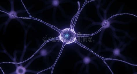 Microscopic Neuron Network 3d Neural Pathways Complex Neural Network