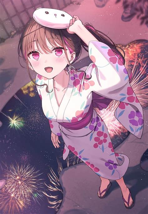 原创 女孩子 美人回眸 原创1000users加入书籤 Kimono らんぐillustration Pixivbox