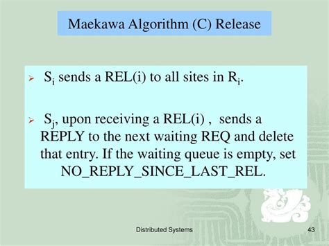 Ppt Chapter 6 Distributed Synchronization And Mutual Exclusion