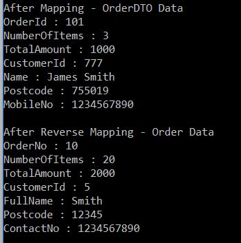 Automapper Reverse Mapping In C Dot Net Tutorials