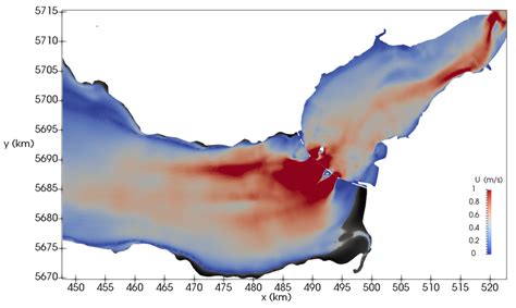 Prediction Of Turbine Wake Using The Coastal Model Thetis Hydrodynamic Download Scientific