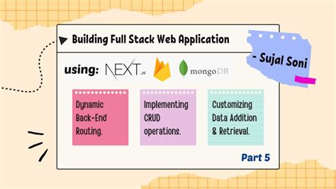 sujal soni on linkedin techblog nextjs mongodb firebase backend fullstackwebdeveloper…