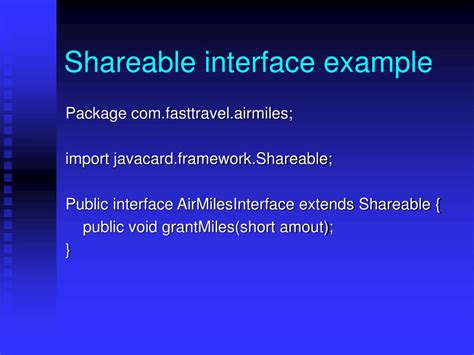 Ppt Java Card Technology Ch09 Applet Firewall And Object Sharing Powerpoint Presentation Id