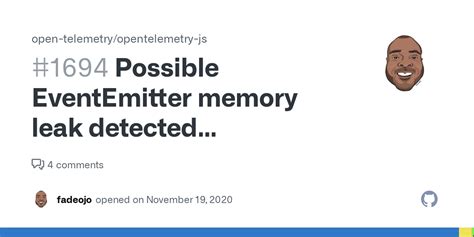 Possible Eventemitter Memory Leak Detected Opentelemetryplugin 0