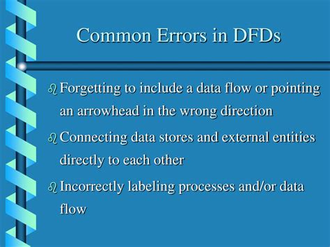 Data Flow Diagram Common Errors Solved Data Flow Diagram 1