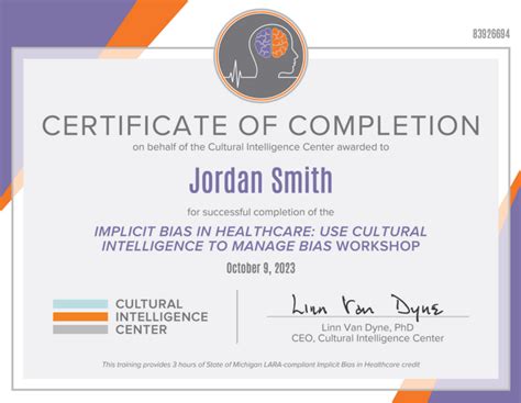 Implicit Bias In Healthcare Workshop Cultural Intelligence Center