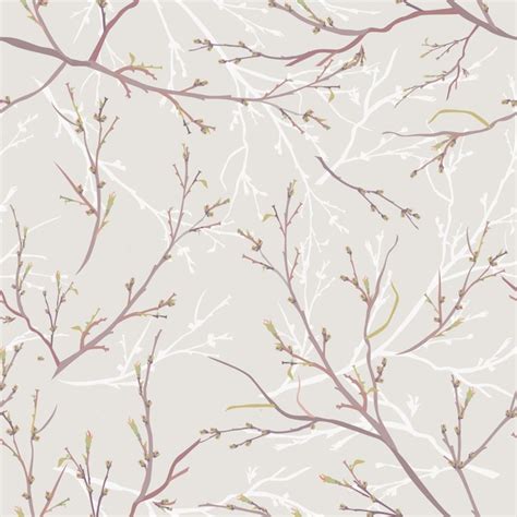 Premium Vector Abstract Tree Branch Fabric Pattern
