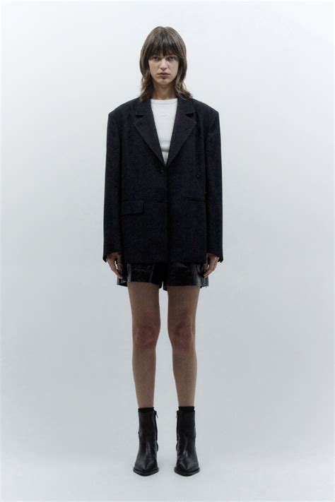 인사일런스 소프트 트위스트 블레이저 Black 위시버킷