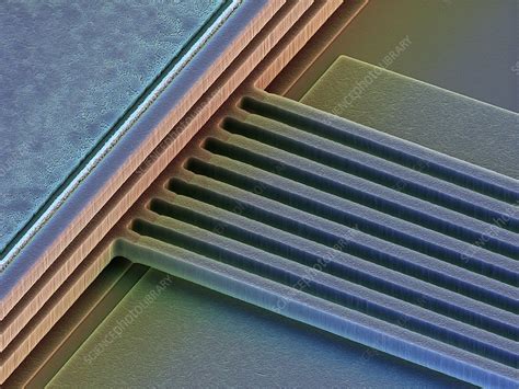 Mems Electrothermal Actuator Device Sem Stock Image C0167086