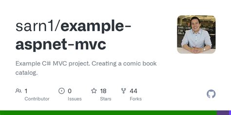 Github Sarn1example Aspnet Mvc Example C Mvc Project Creating A Comic Book Catalog