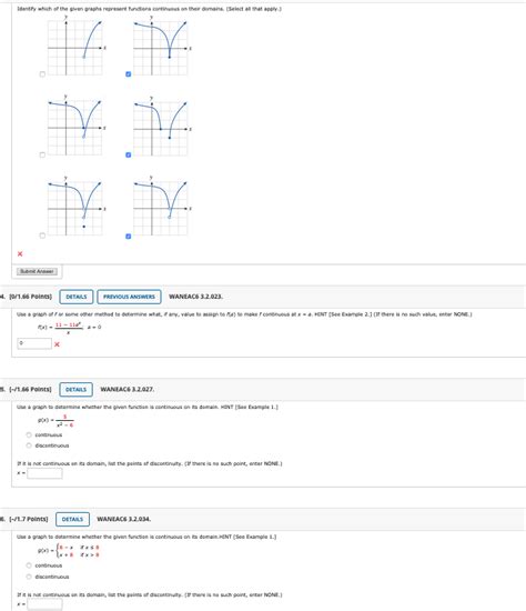 Solved Identify Which Of The Given Graphs Represent