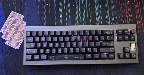 My Urianger Augurelt Astrologian Ffxiv Themed Keyboard Build Album On Imgur